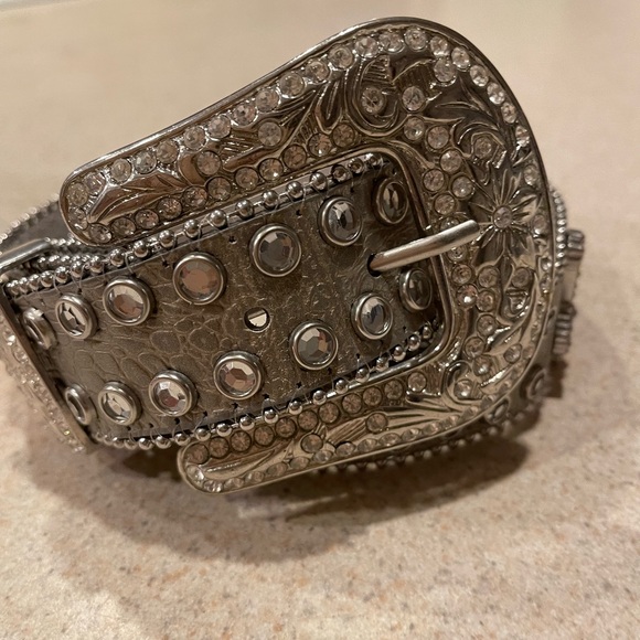 Boot Barn or Buckle | Accessories | Genuine Leather Bling Belt ...